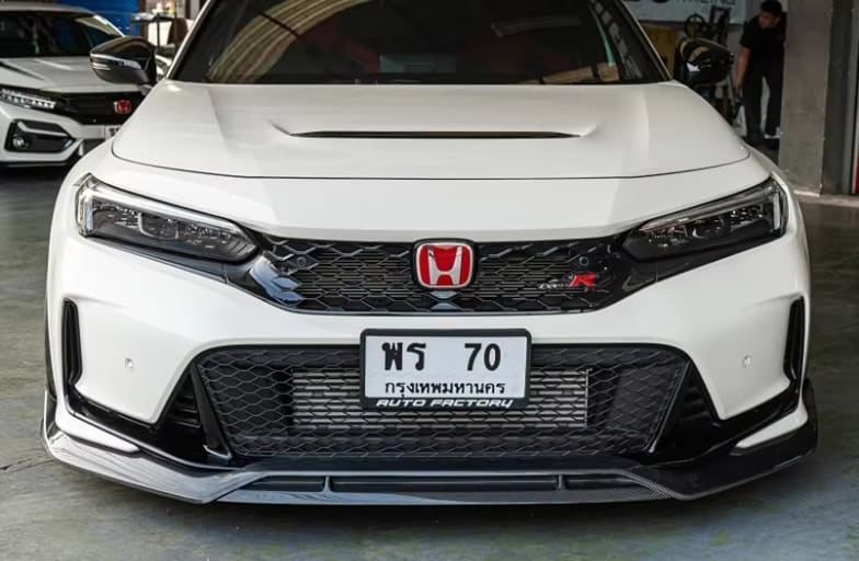 Carbon Fiber A Style Front Splitter Lip - Honda Civic TypeR FL5 ...