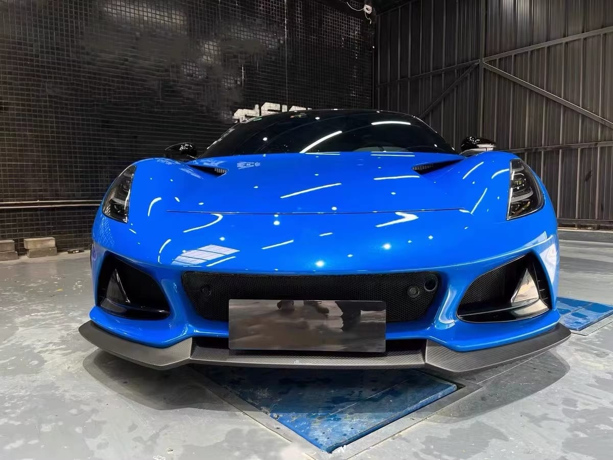 Dry Carbon Fiber Front Lip - Lotus Emira | CARBON DISTRICT