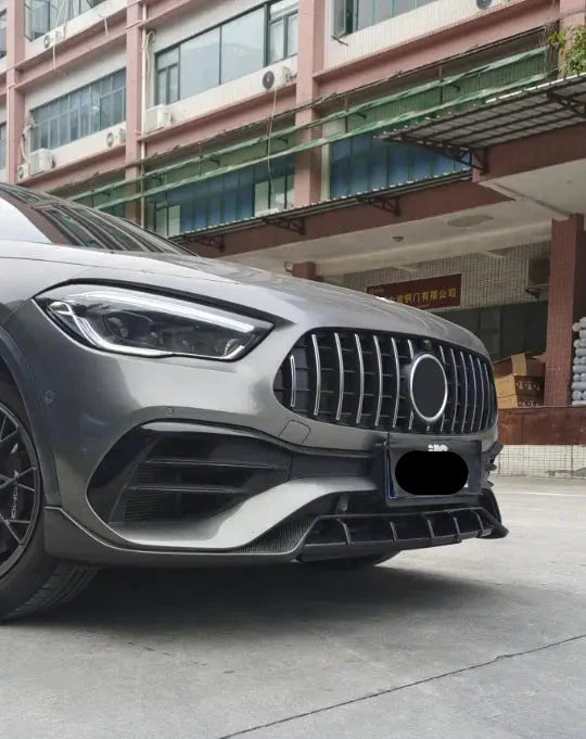 Carbon Fiber Aggressive Front Lip - Mercedes Benz GLA GLA250 GLA35 AMG ...