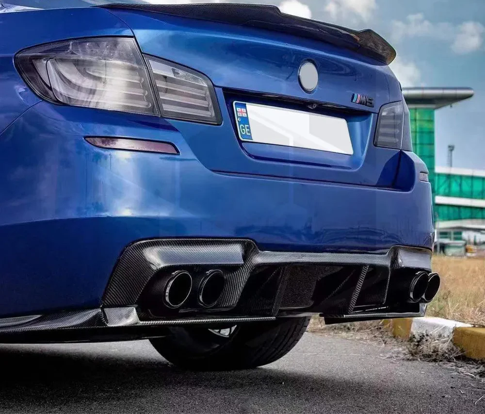 Carbon Fiber PSM Style Rear Diffuser - BMW 5 Series M5 F10 F18 2010 ...