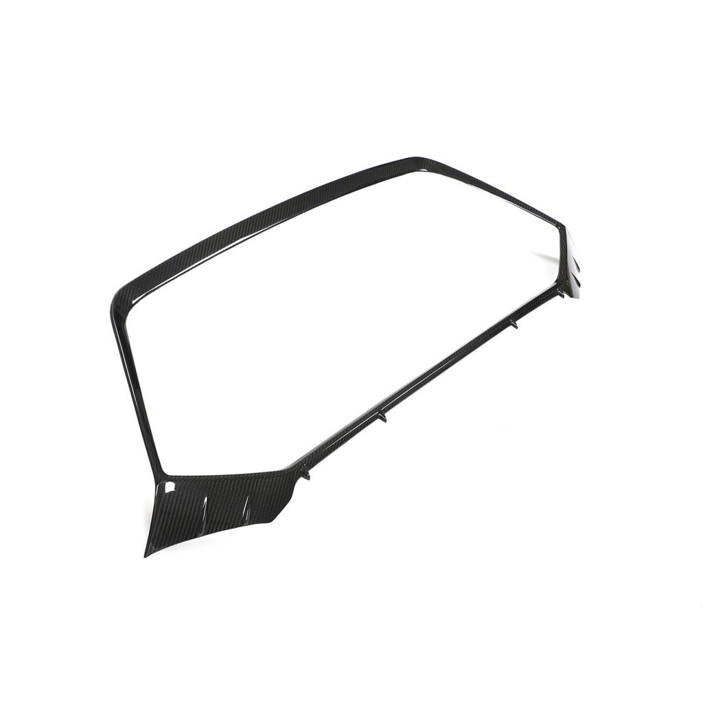 Audi RS6 Carbon Fiber Front Grille Frame Outline Cover RS6/RS7 C8 Avant ...
