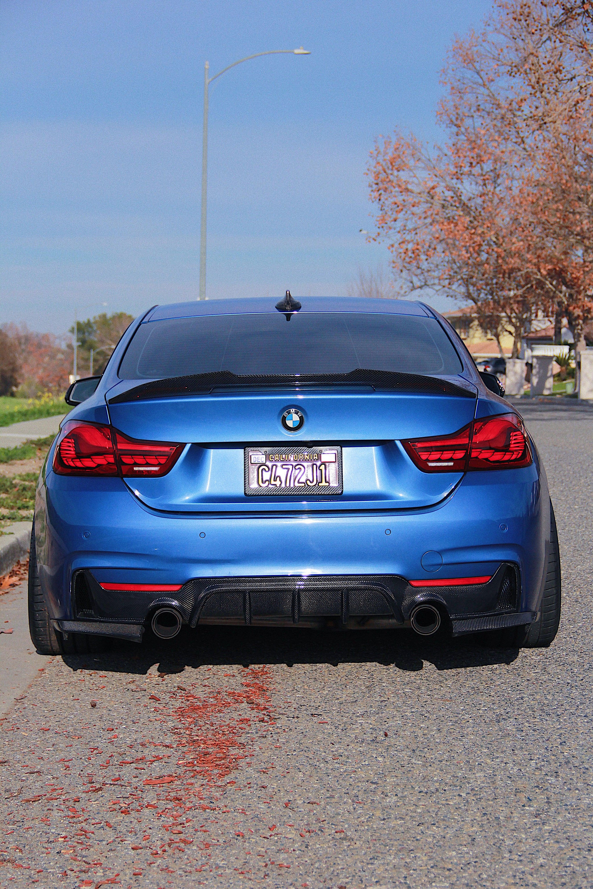 MP Style Carbon Fiber Rear Diffuser - BMW F32 / F33 / F36 4 Series ...