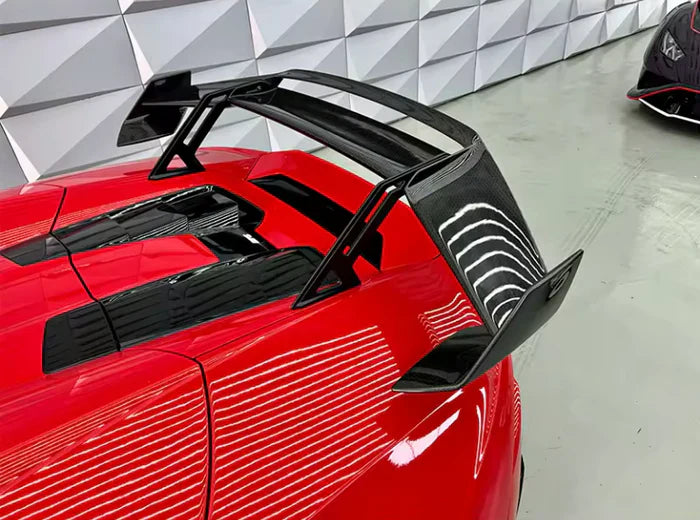 STO style Carbon Fiber Rear Spoiler Wing - Lamborghini Huracan EVO ...
