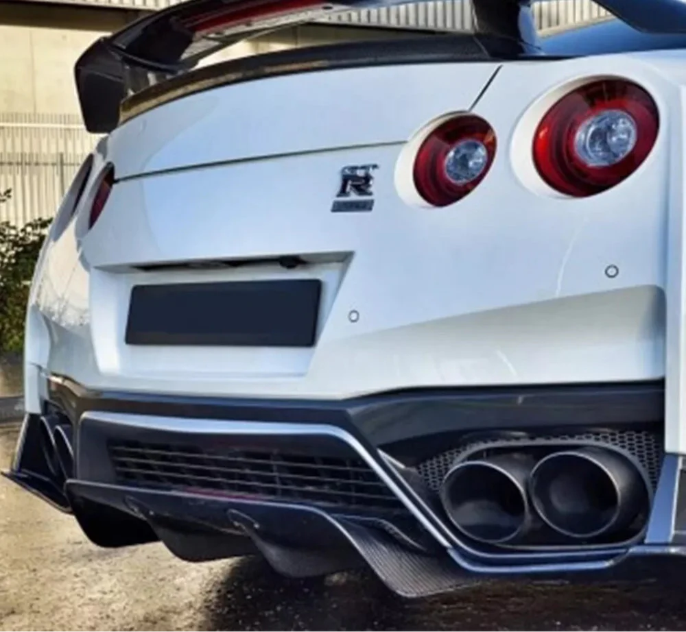 Carbon Fiber Rear Bottom undertray Diffuser - Nissan R35 GTR 2008-17